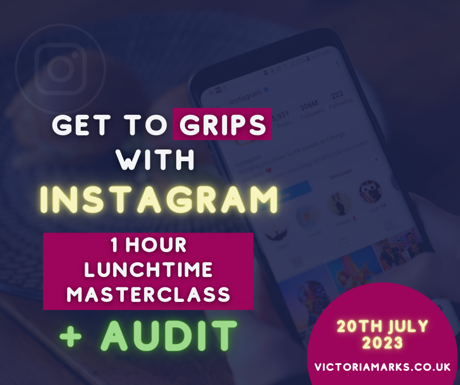 Instagram Training: Get to Grips with Instagram Masterclass